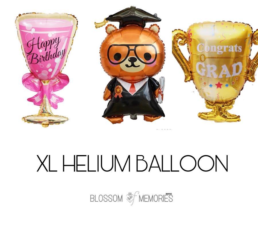 XL HELIUM BALLOON GRADUATION AND BIRTHDAY, Hobbies & Toys, Stationery ...