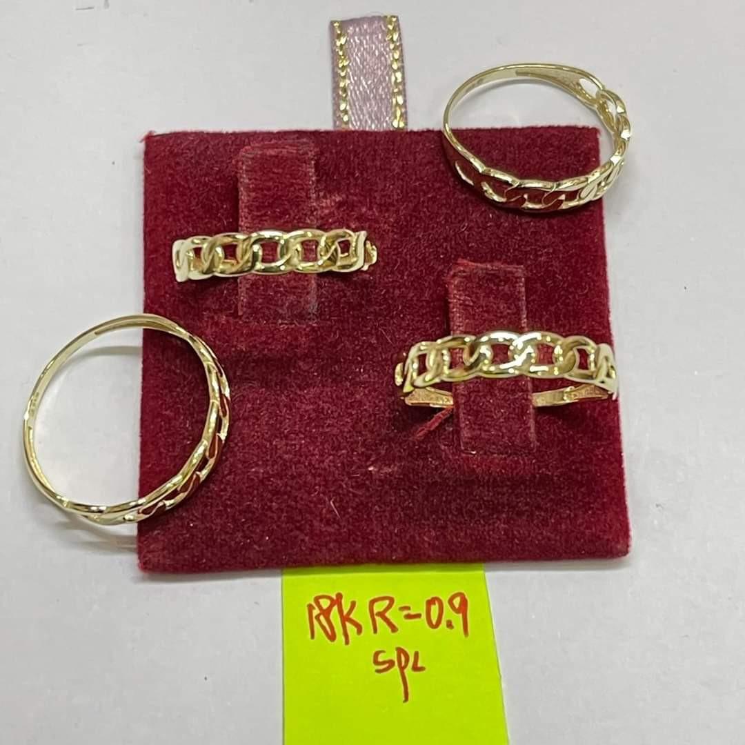 18K Saudi Gold Kadena Ring, Women's Fashion, Jewelry & Organizers ...