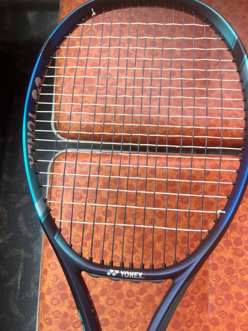 2022 YONEX ezone 98 grip 2 recently restring RPM 120mm (50 lbs) x ...