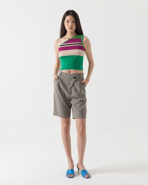 3mongkis x cissylia STRING CUT OUT TOP, Fesyen Wanita, Pakaian Wanita ...