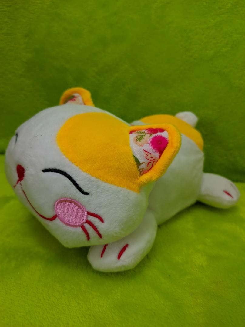7 inches yellow lucky cat stuffed toys, Hobbies & Toys, Toys & Games on ...