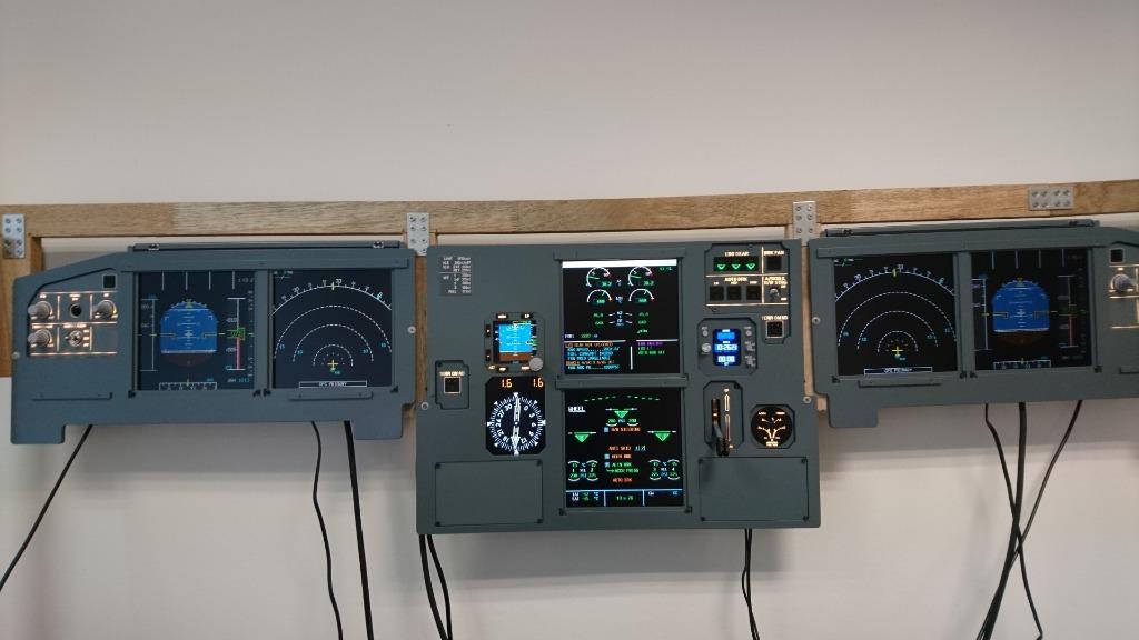 A320 Cockpit Set and Main Instrument Panel, TV & Home Appliances ...