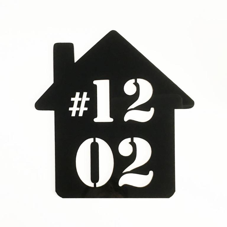 Acrylic House Unit Number, HDB Unit Number, Furniture & Home Living ...
