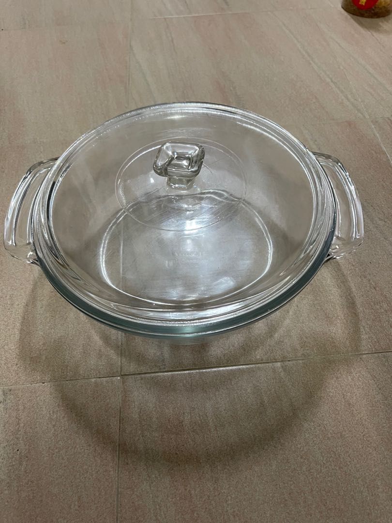 Anchor Ovenware Casserole 23cm diameter cooking pot, Furniture & Home ...