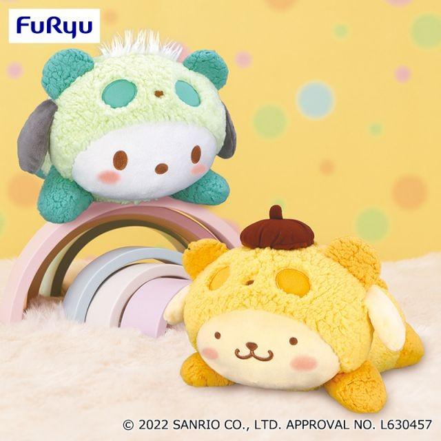 Authentic Sanrio characters pochacco pretend panda green soft fluffy XL ...