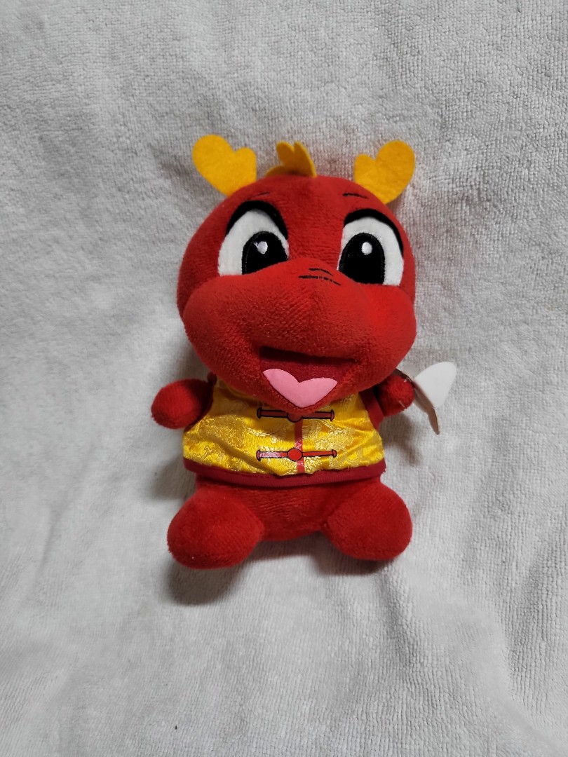 Authentic XinFa Chinese New Year Baby Dragon Plush Soft Toy, Hobbies ...