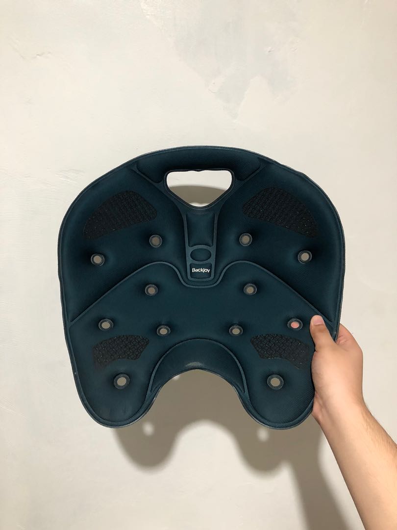 Backjoy Core Traction Posture Seat Cushion (Navy Blue), Health ...