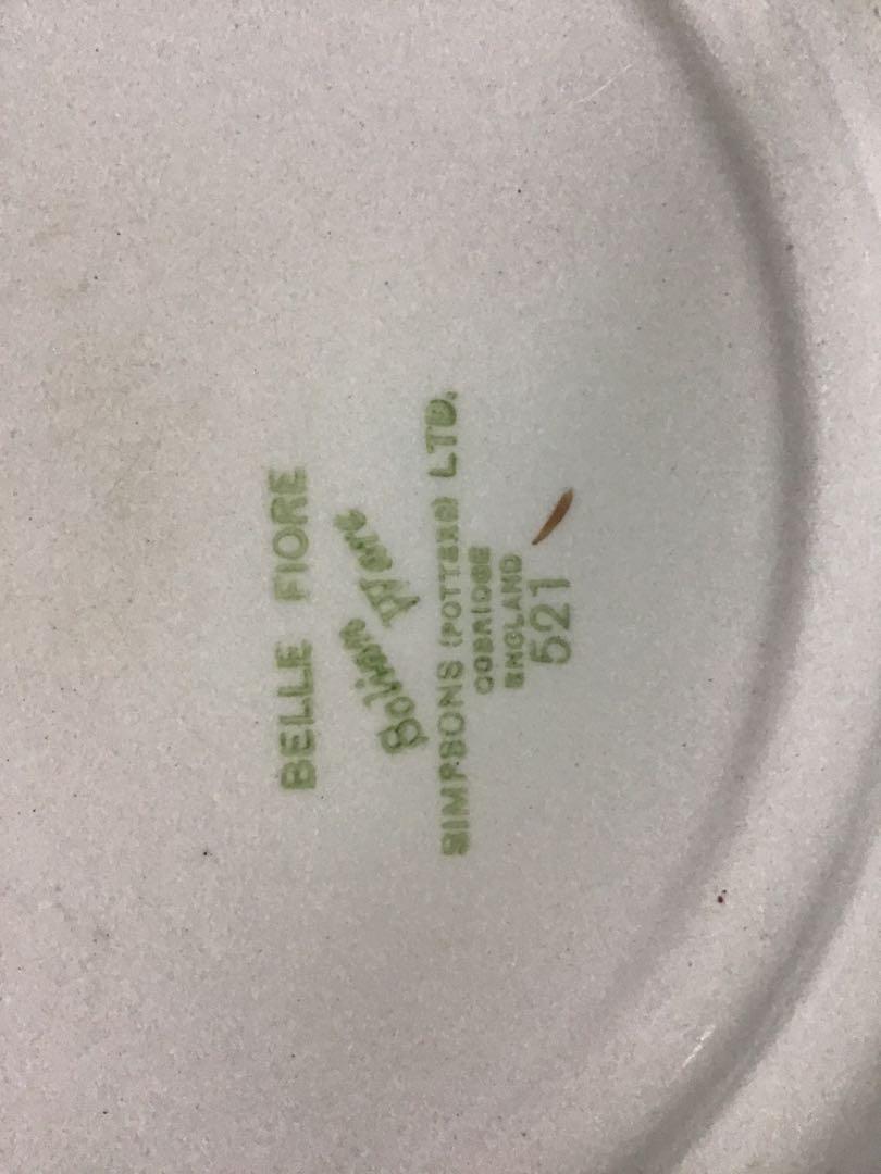 Belle Fiore Solian Ware 521 Simpsons Potters Cobridge England 1930’s ...