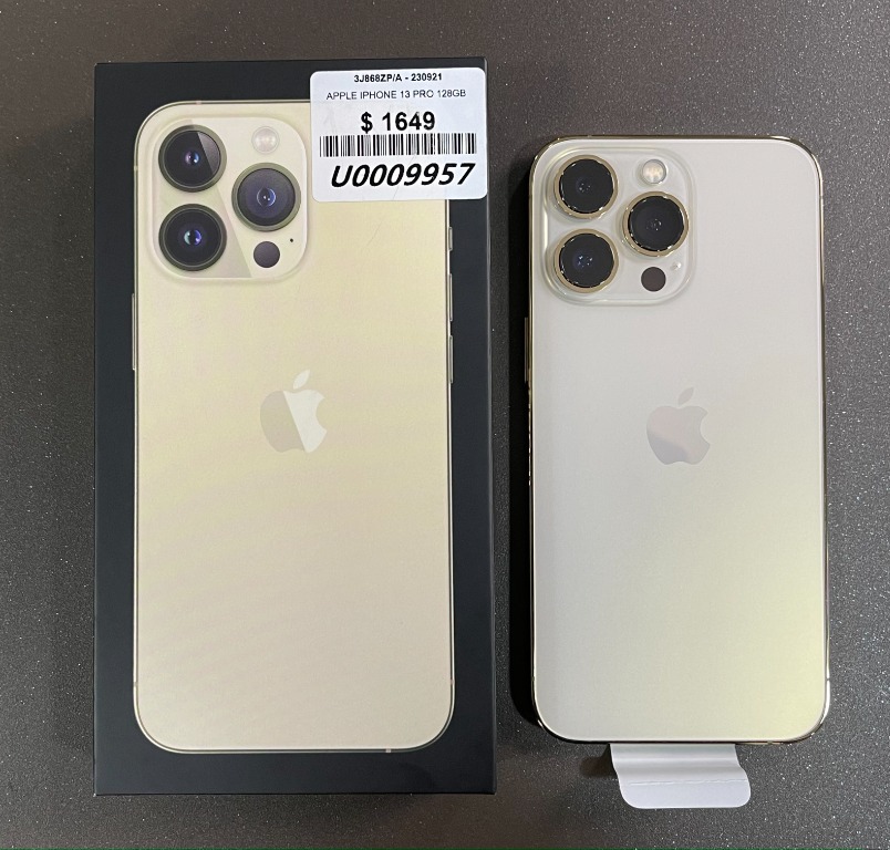 [BMC] Apple iPhone 13 Pro Gold 128GB (used) *Mint Condition/Full Box ...