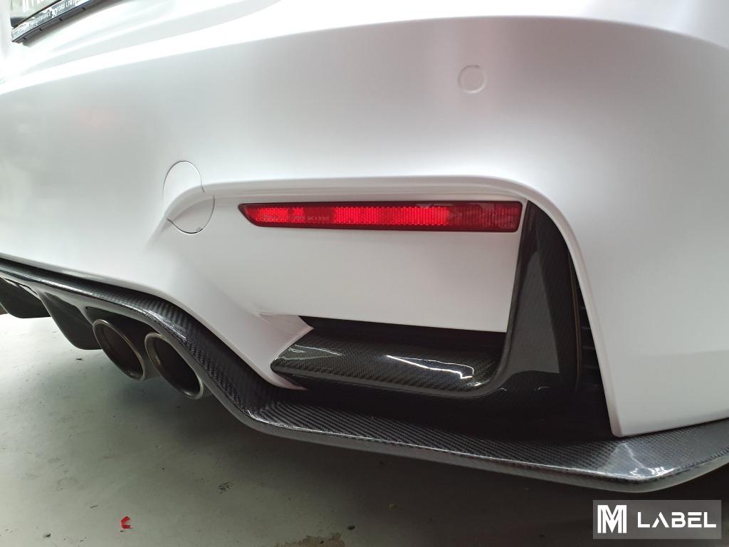 BMW F80 Full Wrap in Ceramic White, Car Accessories, Car Workshops ...