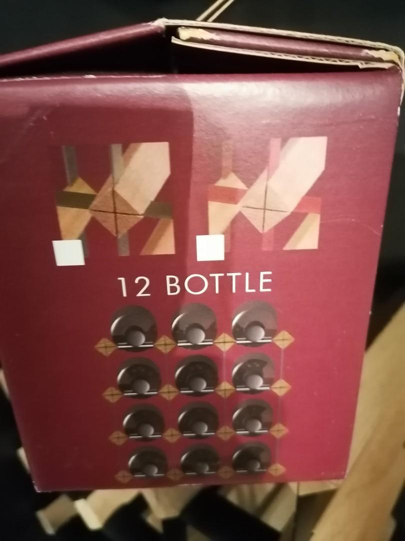 Bordex Wine Rack (12 bottles), Furniture & Home Living, Furniture ...