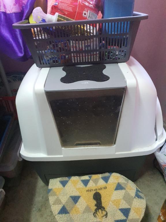 Catit SmartSift Cat Toilet Litter Box Tandas Kucing Semi Auto Free ...
