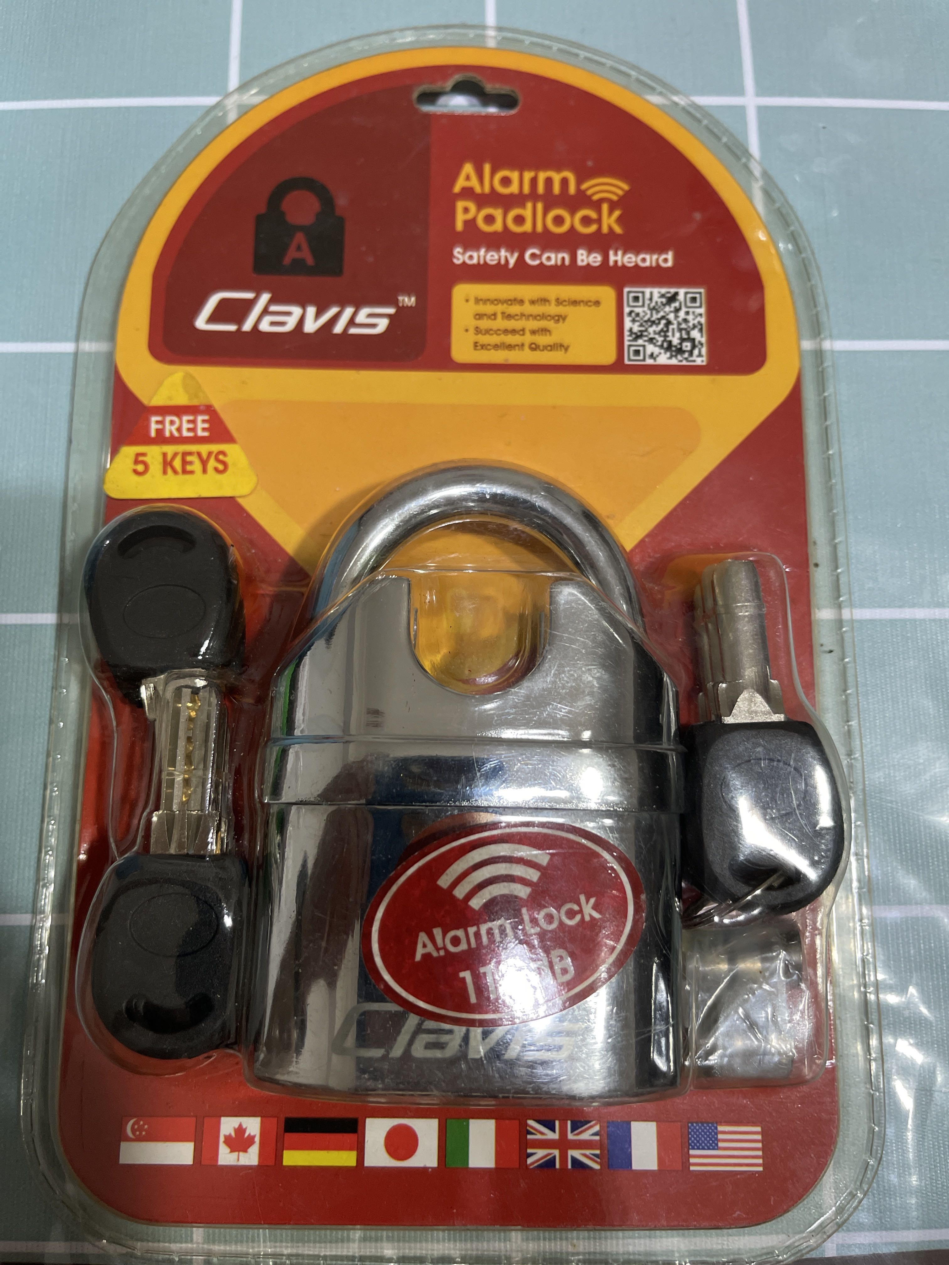 Clavis Alarm Padlock, Babies & Kids, Baby Nursery & Kids Furniture ...
