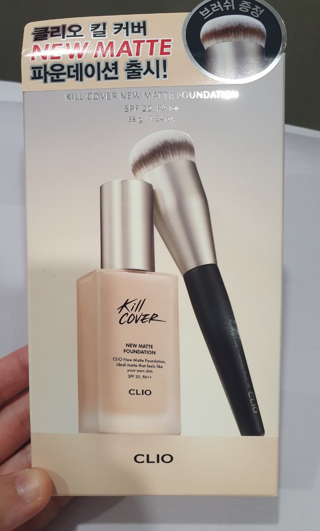 CLIO Kill Cover New Matte Foundation, Beauty & Personal Care, Face ...