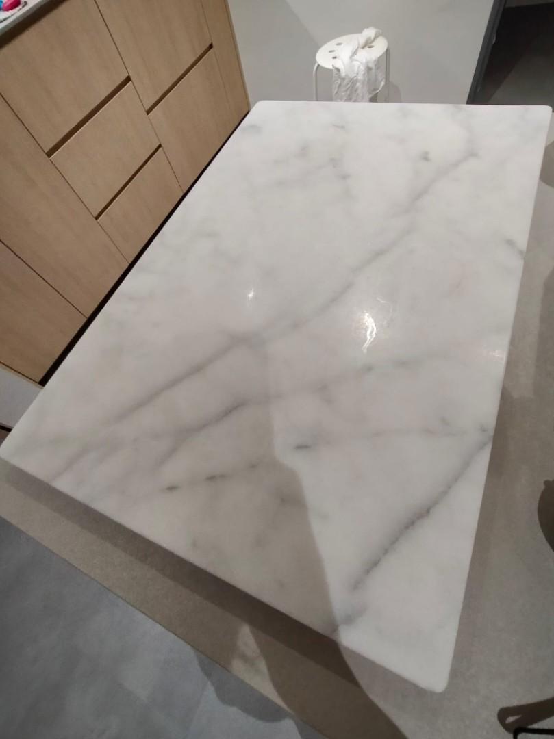 Crate and Barrel marble pastry slab, Furniture & Home Living ...