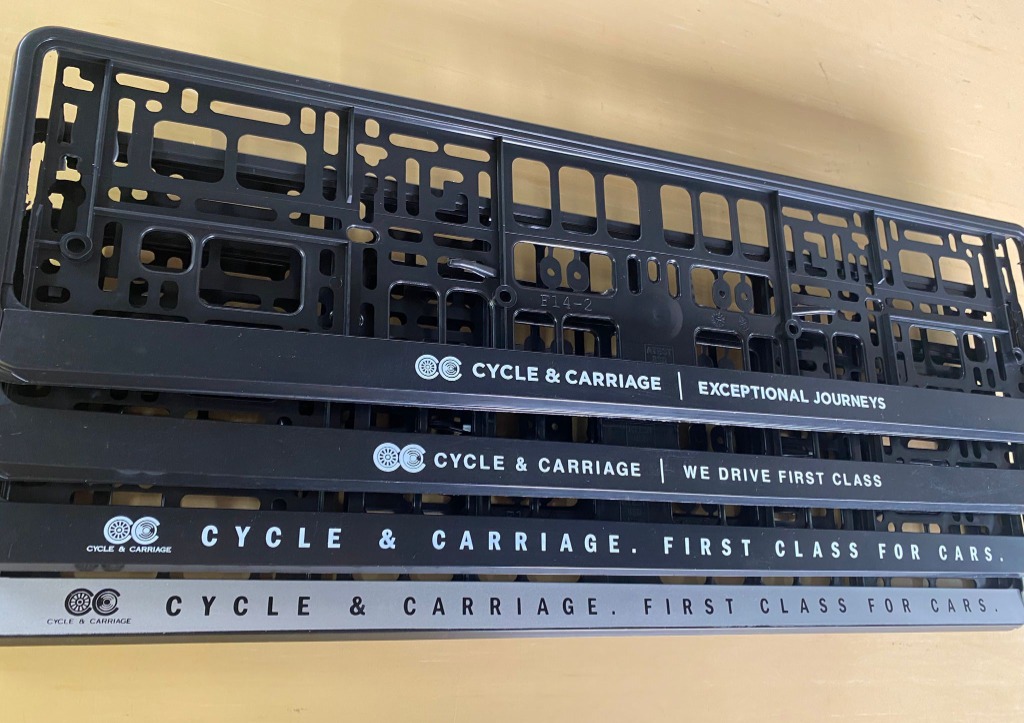 Cycle & Carriage Car Plate Holder, Car Accessories, Car Plates on Carousell