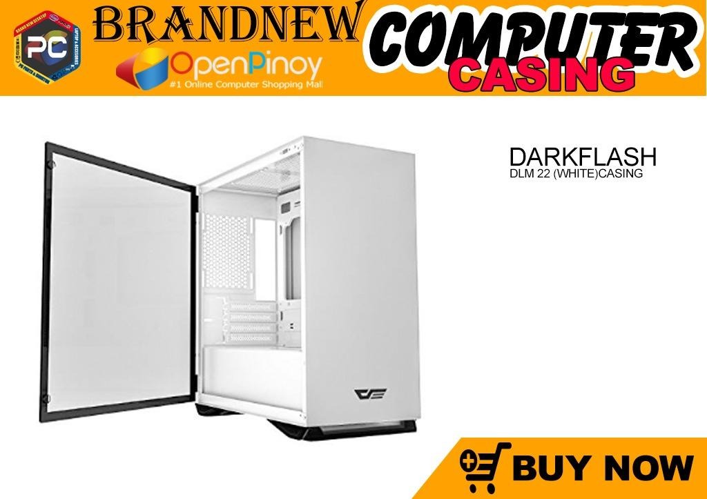 DARK FLASH DLM 22 (WHITE) CASING, Computers & Tech, Parts & Accessories ...