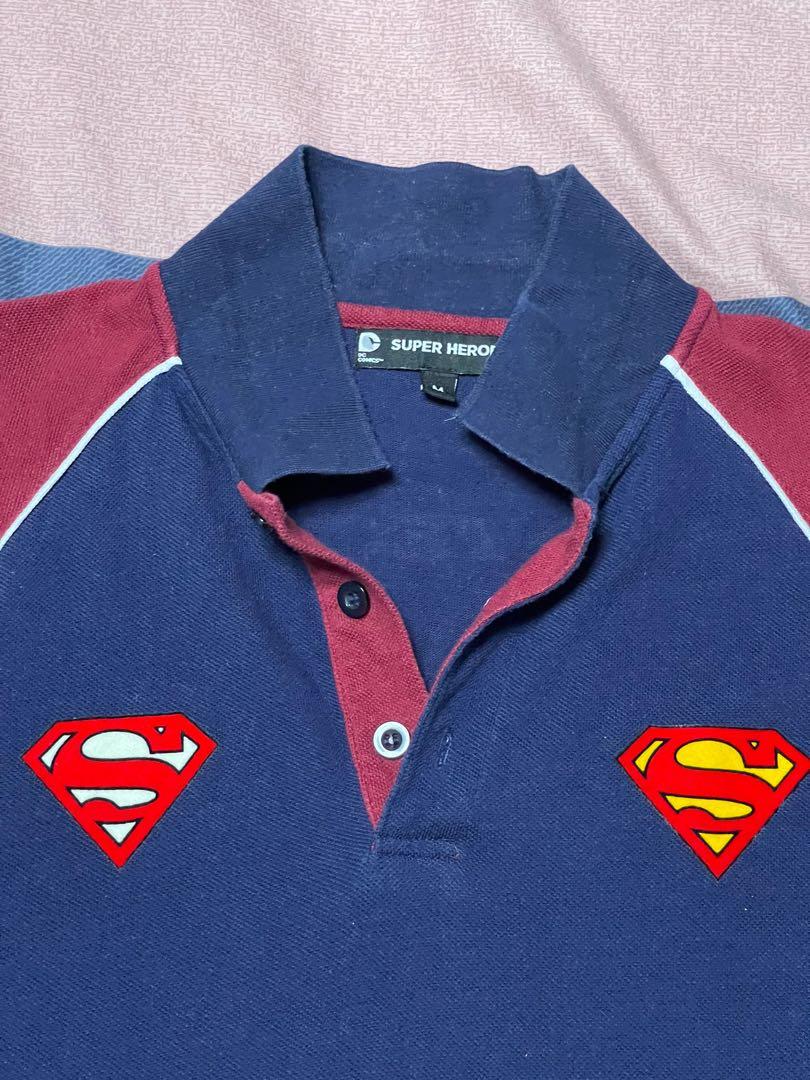 DC Comics Superman polo shirt, Men's Fashion, Tops & Sets, Tshirts ...