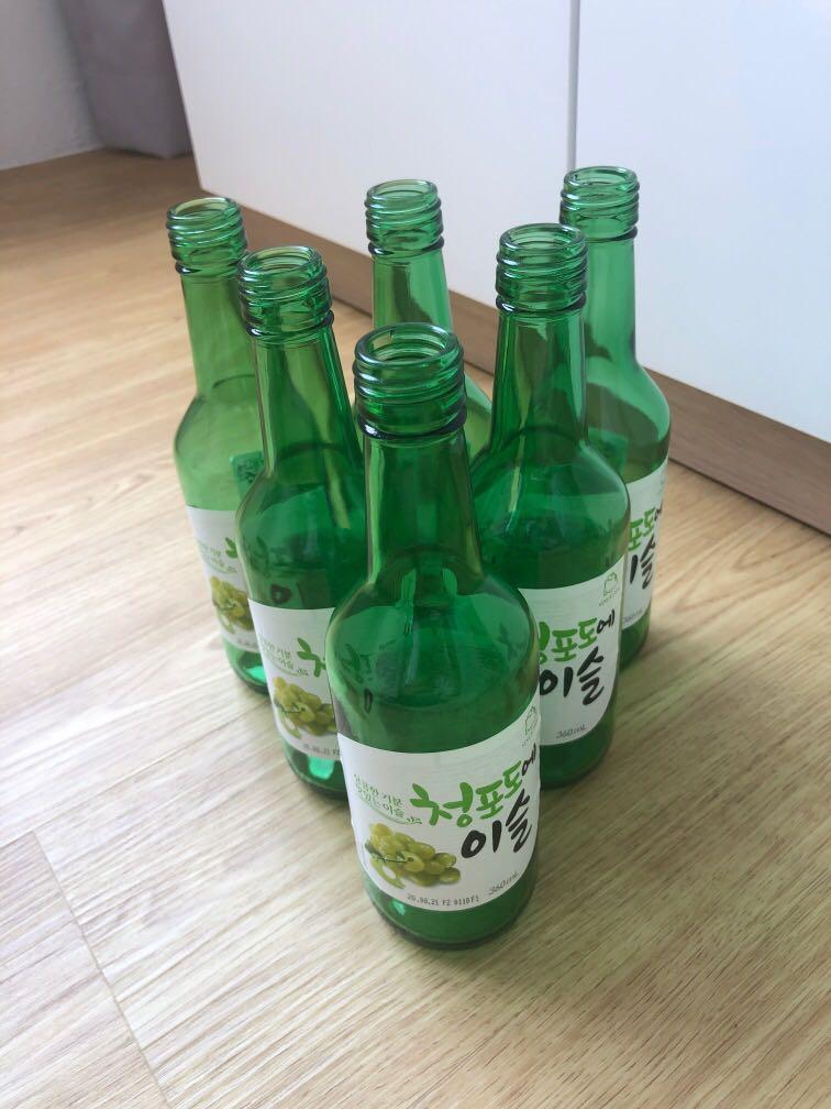 Empty Soju bottles for deco or props. (Without cap), Everything Else on ...