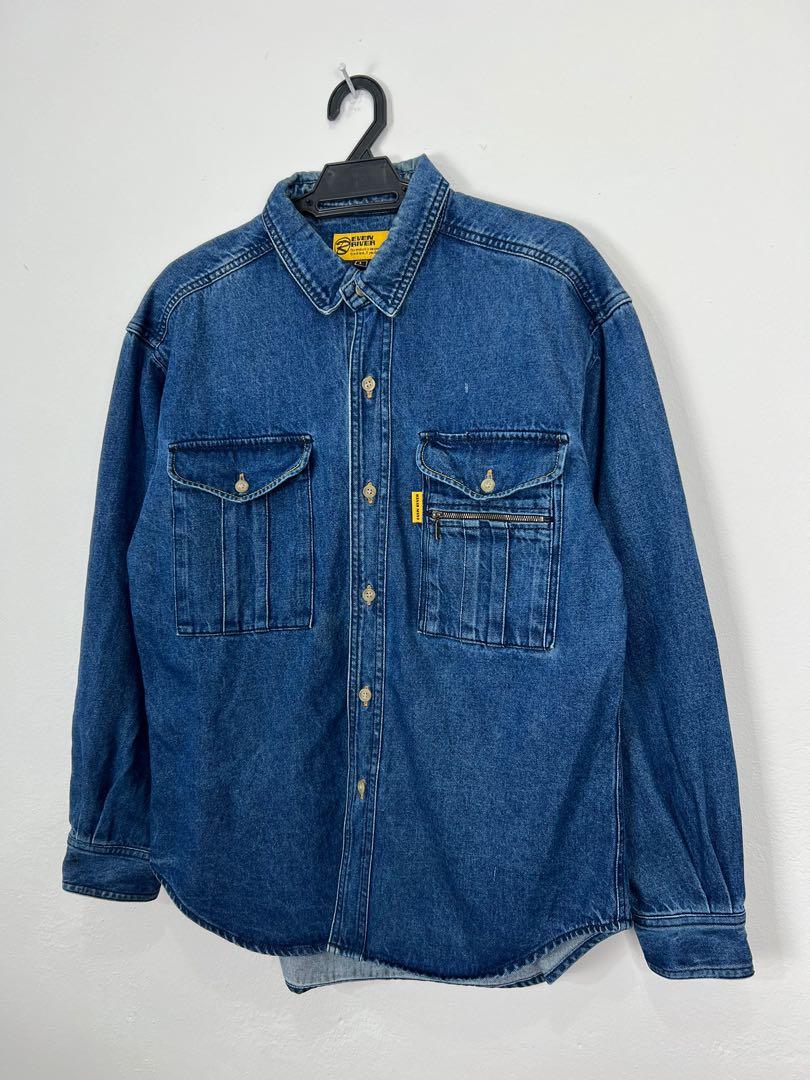 EVEN RIVER DENIM JACKET, Men's Fashion, Coats, Jackets and Outerwear on Carousell
