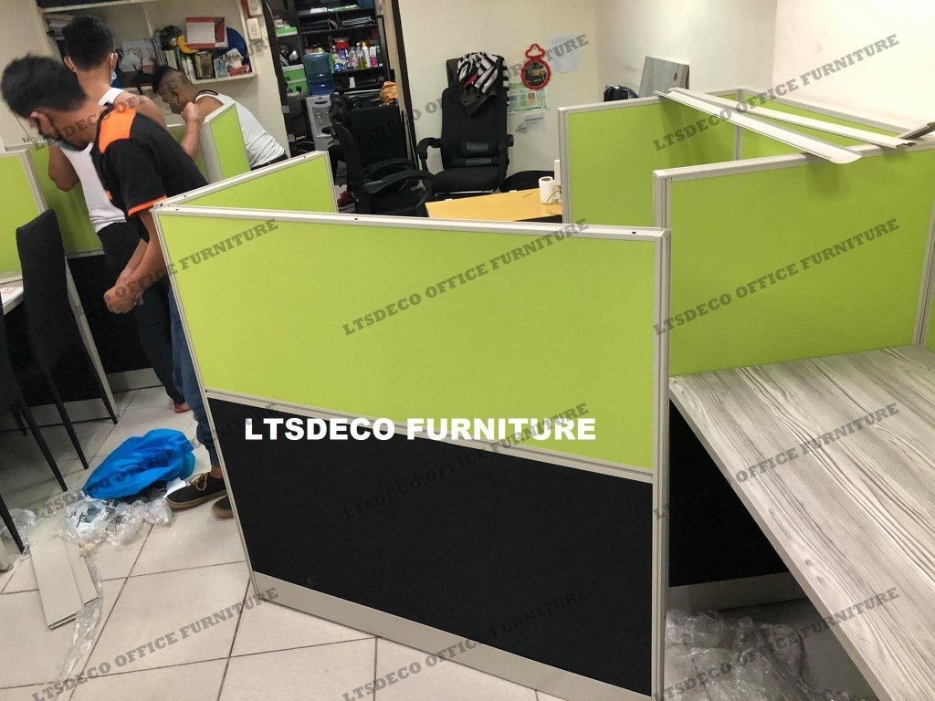 FULL FABRIC WALL PANEL OFFICE PARTITIONS, Furniture & Home Living ...