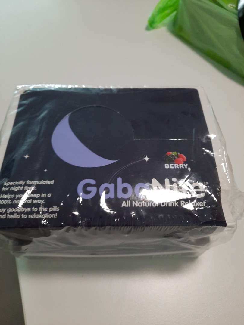 GabaNite all natural drink relaxer, Health & Nutrition, Health ...