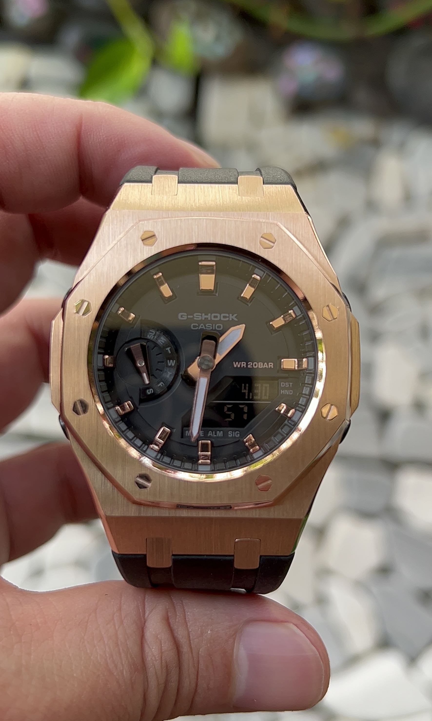 Gshock Casio mini g 42mm mod custom Casioak gma 2100 s2100 s-2100 ...