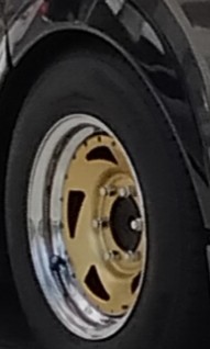 Hiace offset steel rim with tyres, Car Accessories, Tyres & Rims on ...