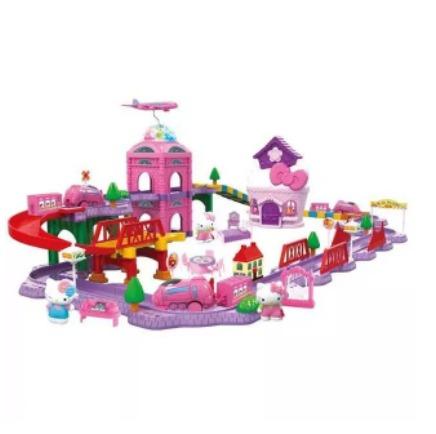 HK cartoon kitty cat Race truck vehicle series toys with lights and ...