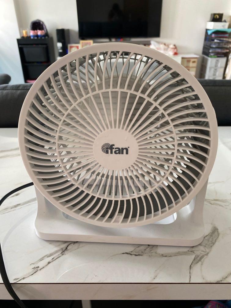 Ifan 8inch turbo fan desk fan, Furniture & Home Living, Lighting & Fans ...
