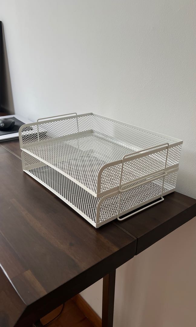 Ikea Document Organizer / File Organizer / File Rack In White ...