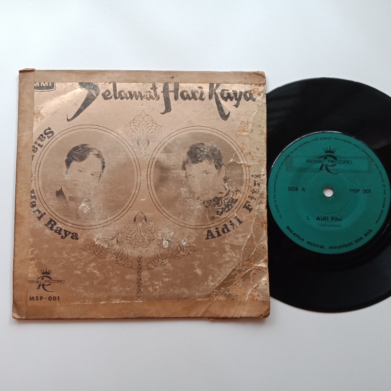 Jeffrydin J Sham Selamat Hari Raya Vinyl EP SP Piring Hitam MMI#001 ...