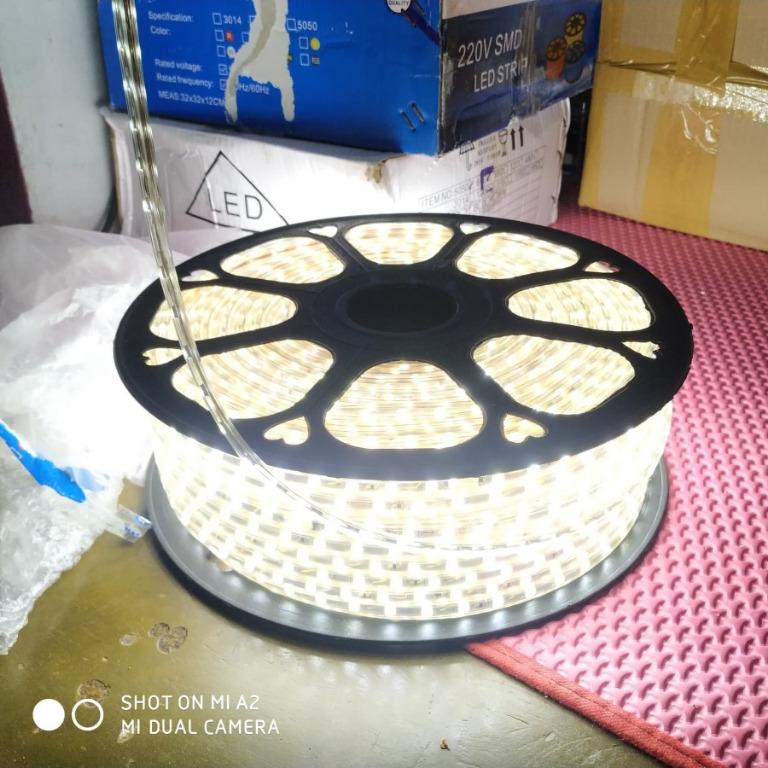 Lampu Hias Plafon LED Strip Lampu Selang 10 Meter, Perabotan Rumah di ...