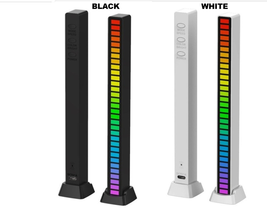 Lampu Led RGB Bar Strip Spectrum Audio Indicator Music Sound Control ...