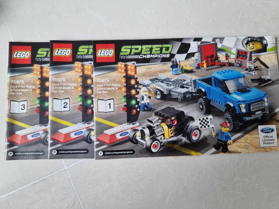 Lego 75875 Ford F-150 Raptor & Ford Model A Hot Rod, Hobbies & Toys ...