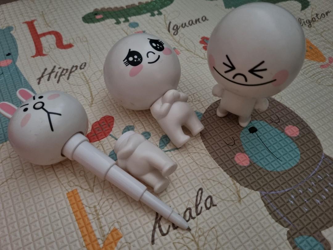 Line Friends Display (Pen) Cony & Moon: READ DESCRIPTION, Hobbies ...