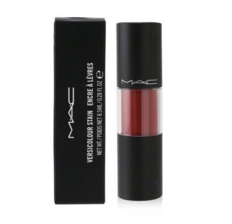 Mac Versicolour Varnish Cream Lip Stain in resilient rouge, Beauty ...