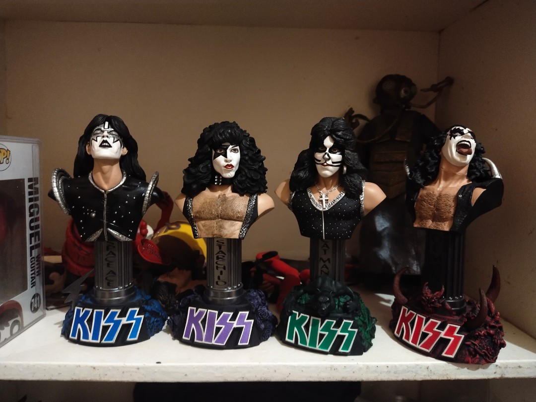 Mcfarlane Kiss Bust set of 4, Hobbies & Toys, Toys & Games on Carousell