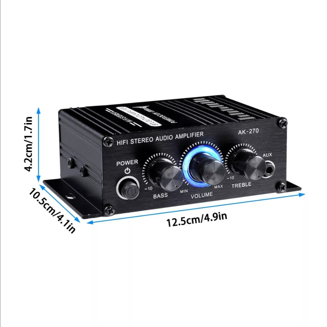 Mini size amplifier, Audio, Soundbars, Speakers & Amplifiers on Carousell