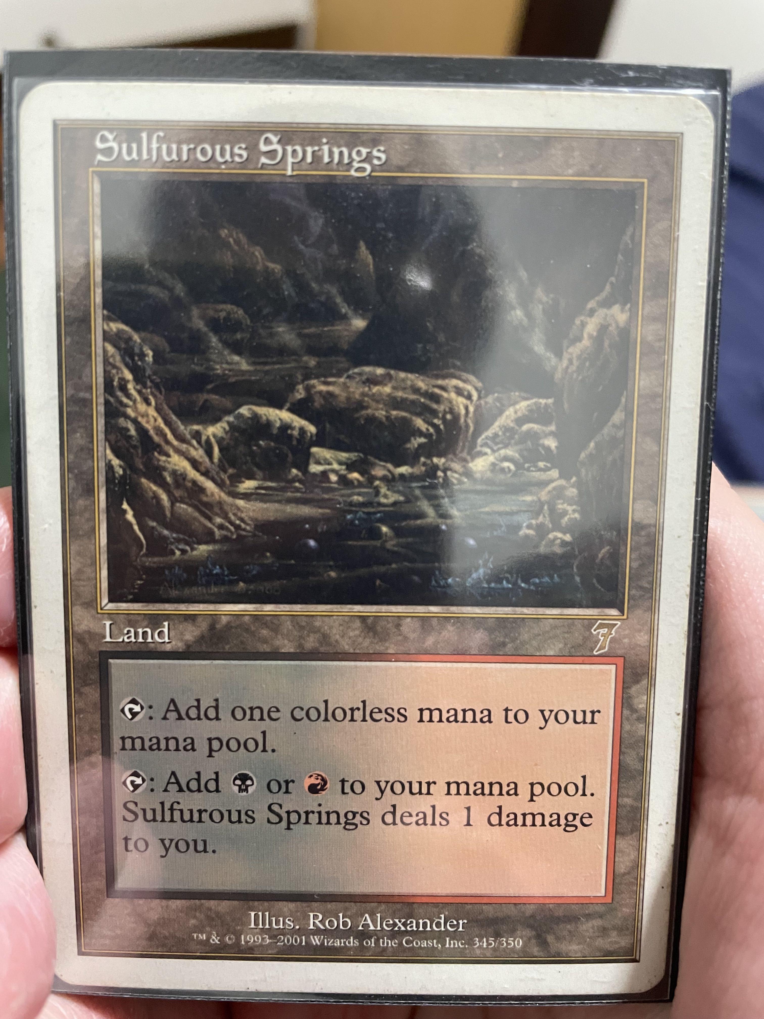 MTG Sulfurous Springs, Hobbies & Toys, Toys & Games on Carousell