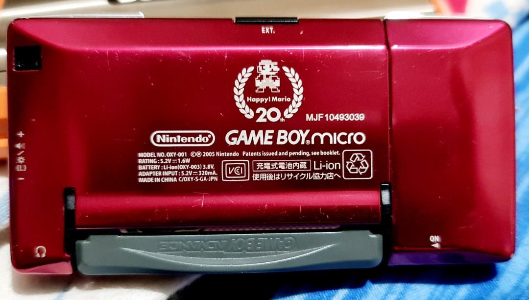 Nintendo Game boy micro - Mario 20th anniversary edition, Video Gaming ...