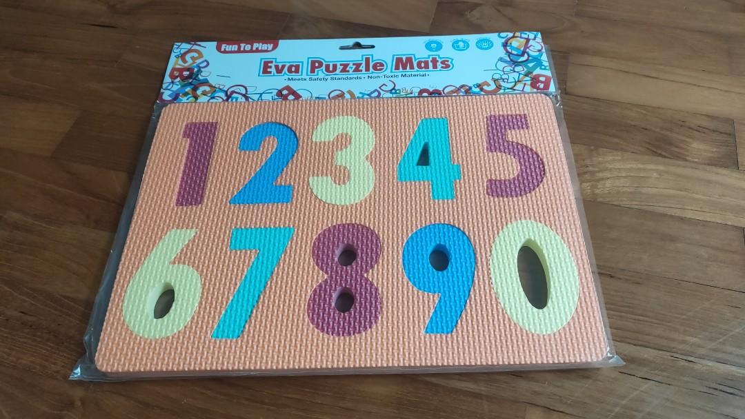 Number Puzzle Mat, Hobbies & Toys, Toys & Games on Carousell