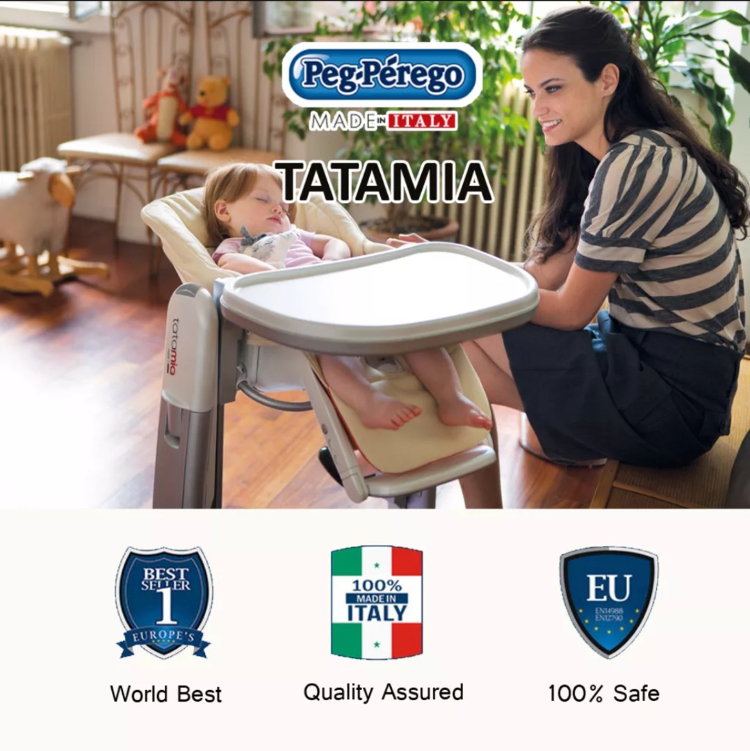 Peg Perego Tatamia High Chair, Babies & Kids, Nursing & Feeding, Baby ...