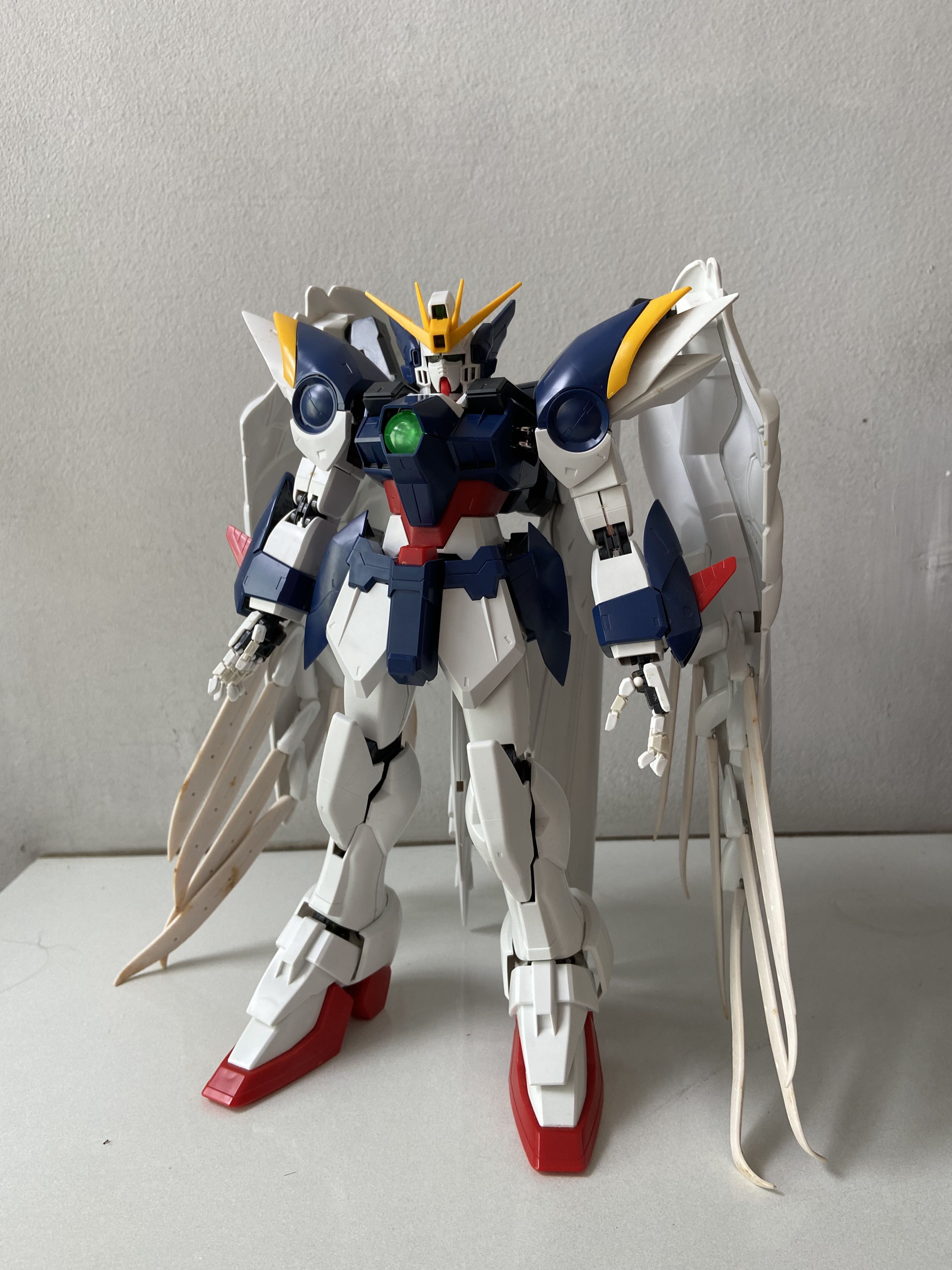Pg Wing Gundam Zero Custom built bandai gunpla perfect grade, Hobbies ...