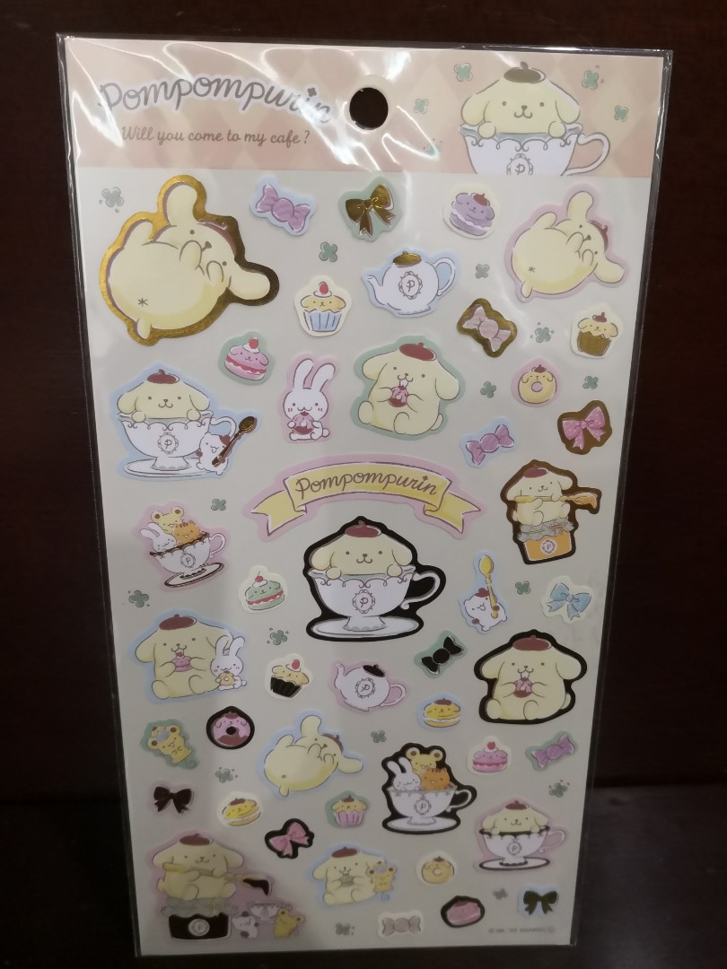 Pompompurin cute stickers, Hobbies & Toys, Stationary & Craft ...