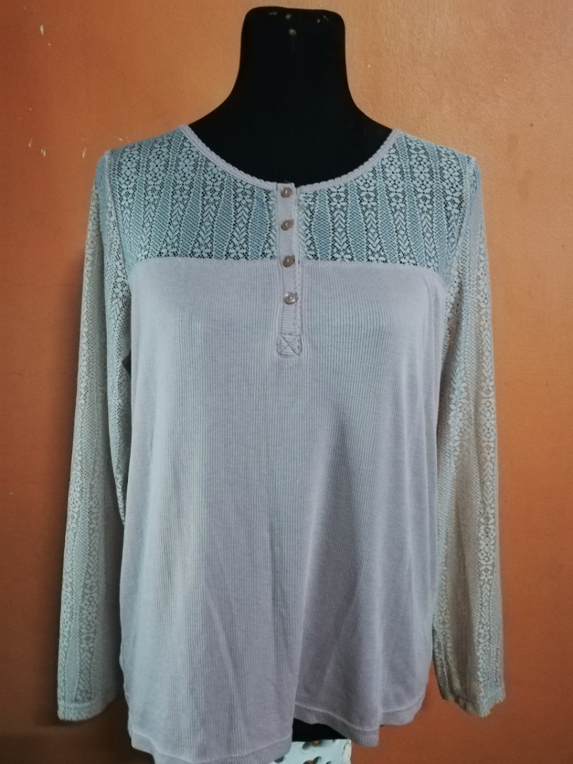 Pre - loved clothes, Women's Fashion, Tops, Longsleeves on Carousell