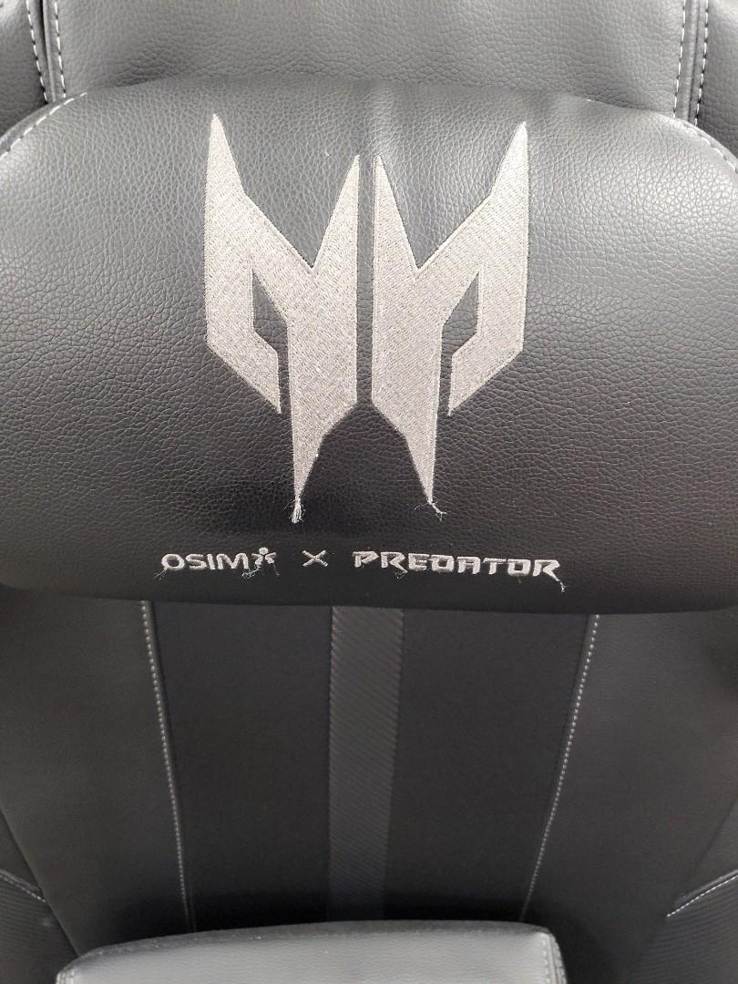 Predator Gaming Chair x OSIM Black, Furniture & Home Living, Furniture ...