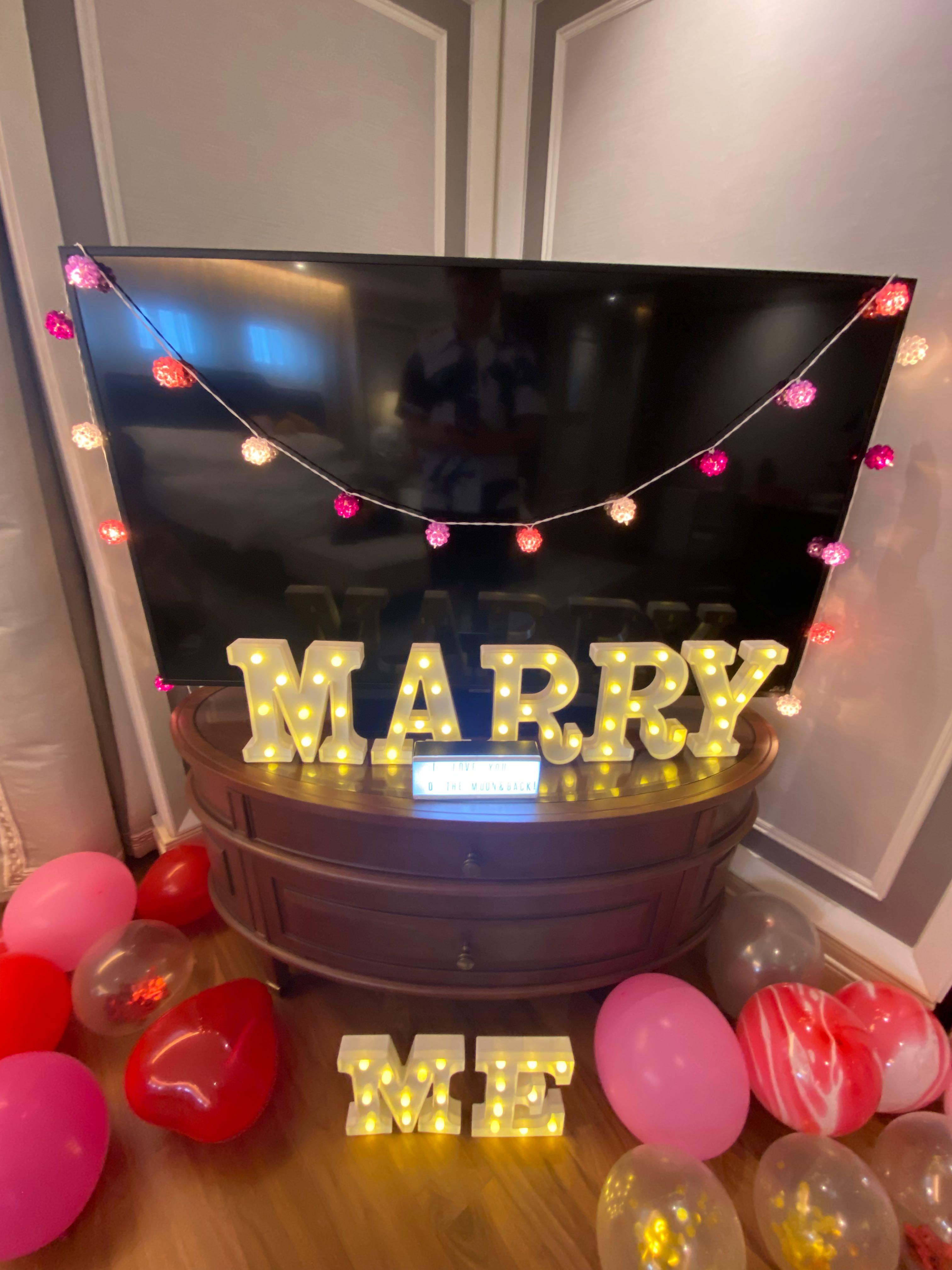 Proposal Lights, Hobbies & Toys, Stationery & Craft, Occasions & Party ...