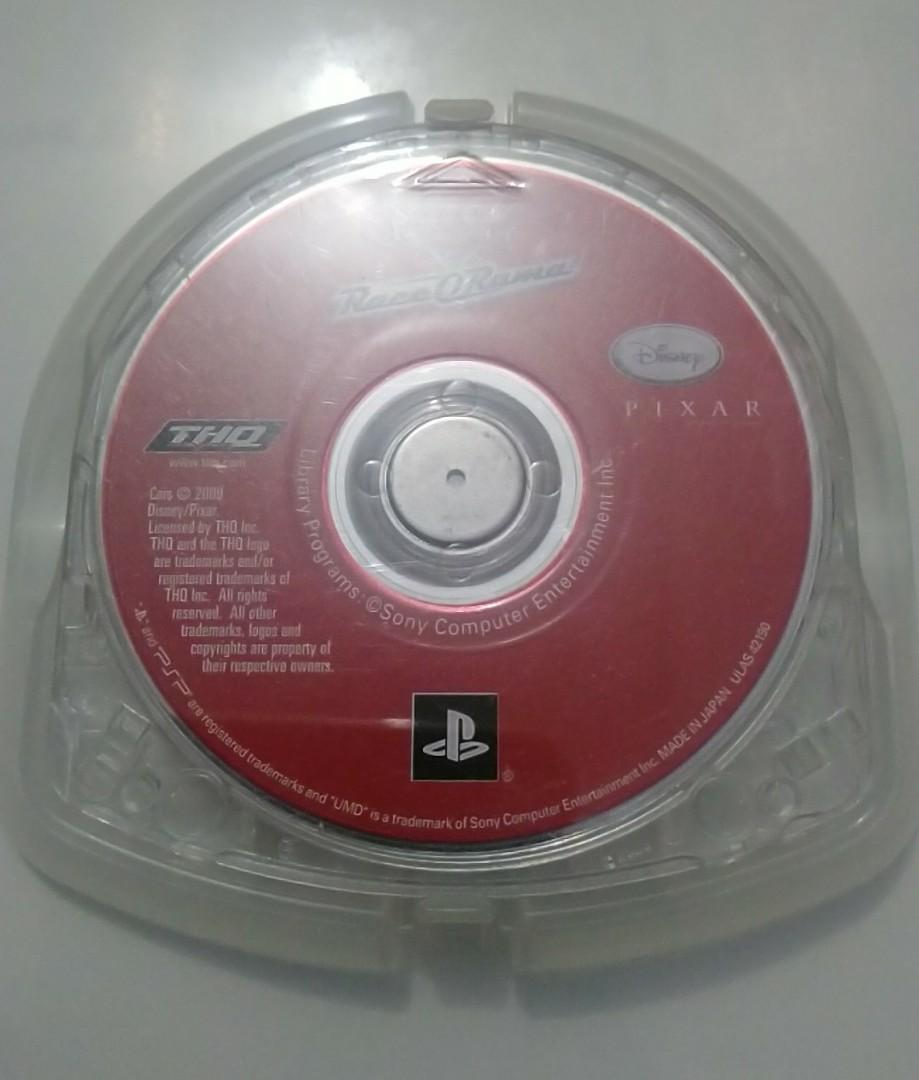 PSP PlayStation Portable UMD Game Disney Pixar Cars Race O Rama (Read ...