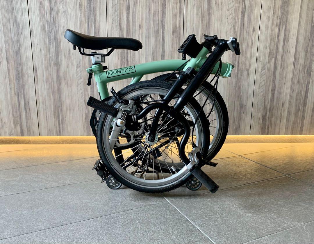 Rare - Brompton M3R Sage ( Ti 22 Mini Rack ), Sports Equipment ...